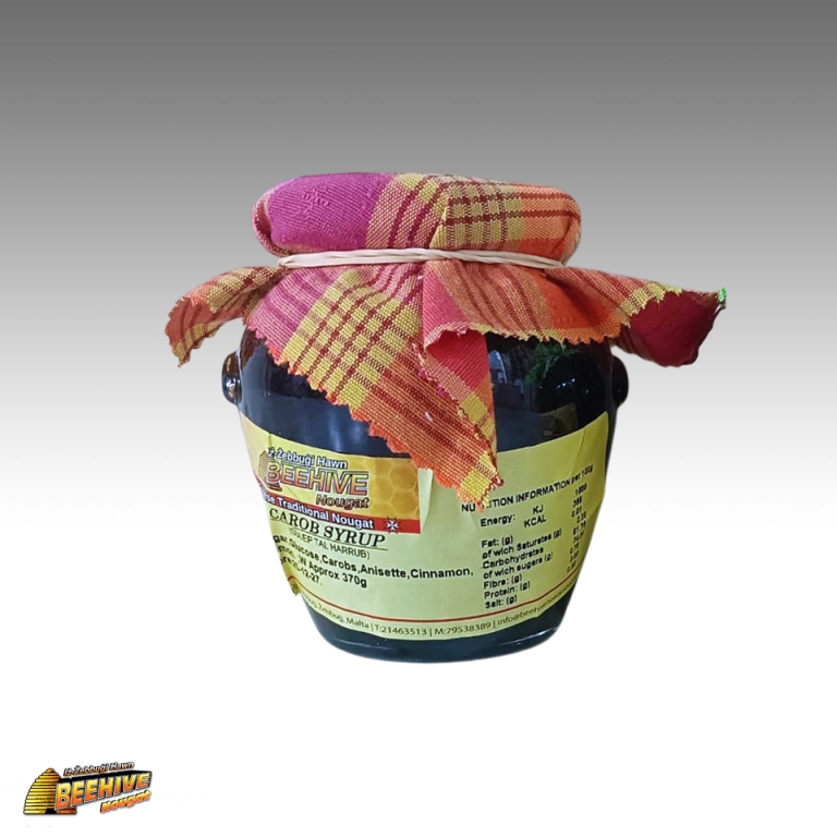 Carob Syrup jar - Webshop - Beehive Nougat